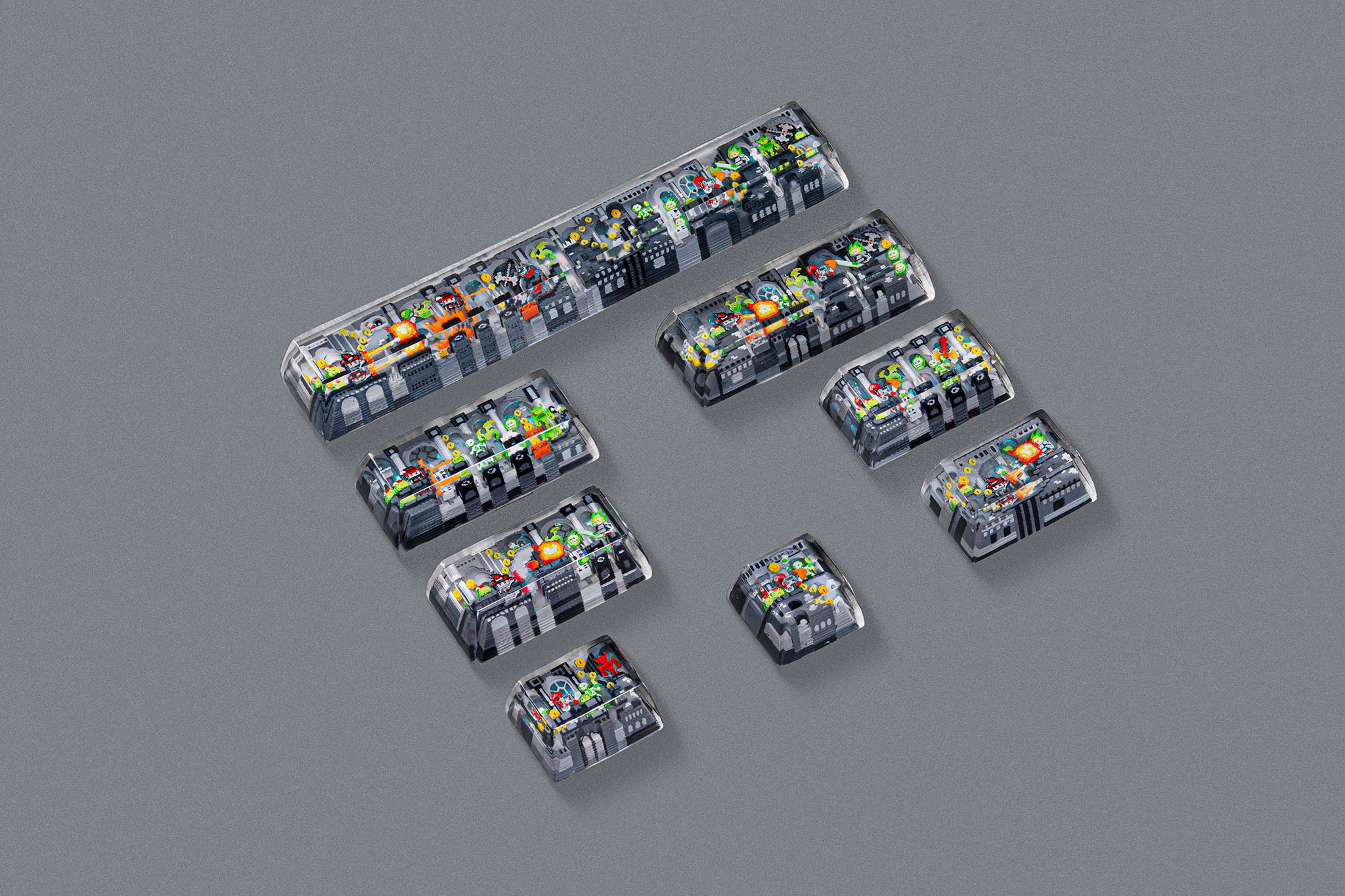 8-Bit series - Gaismas Kingdom artisan keycaps