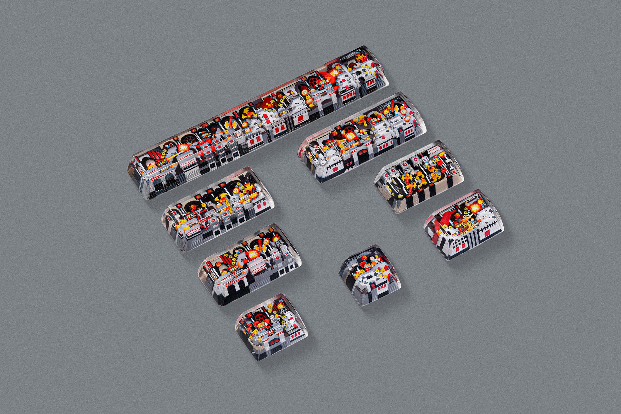 8-Bit series - Gaismas Kingdom artisan keycaps