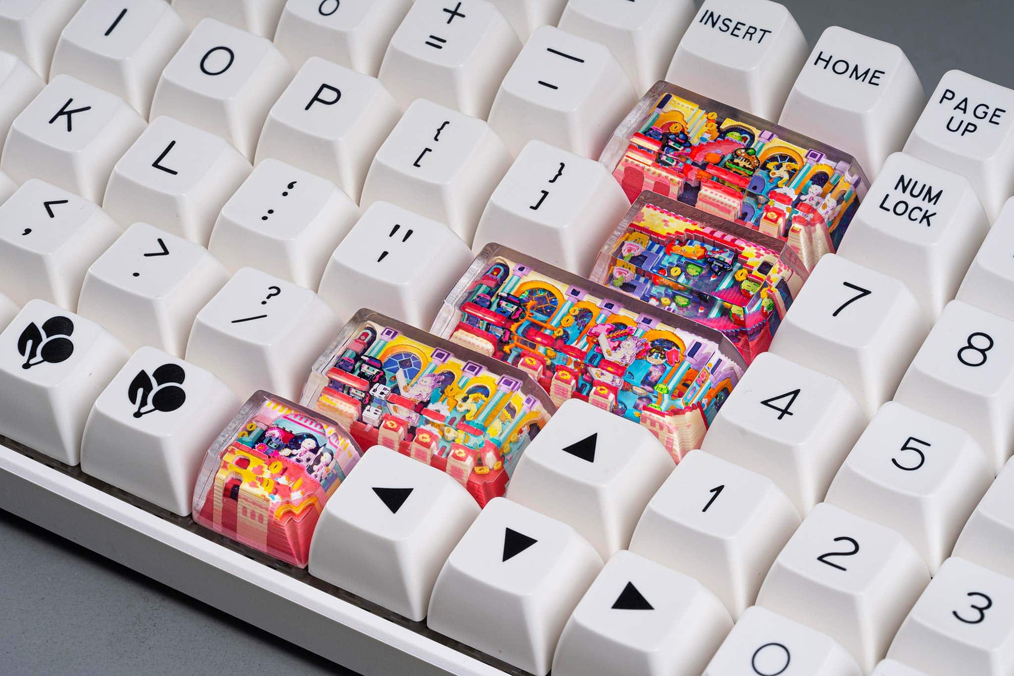 8-Bit series - Gaismas Kingdom artisan keycaps