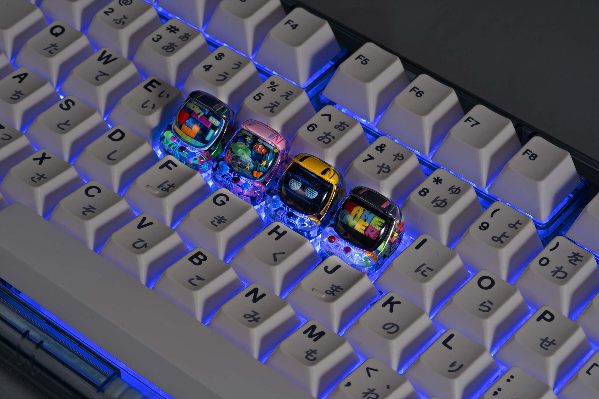 Arcade Cabinets - Virtual Frontier artisan keycaps - Jelly Key