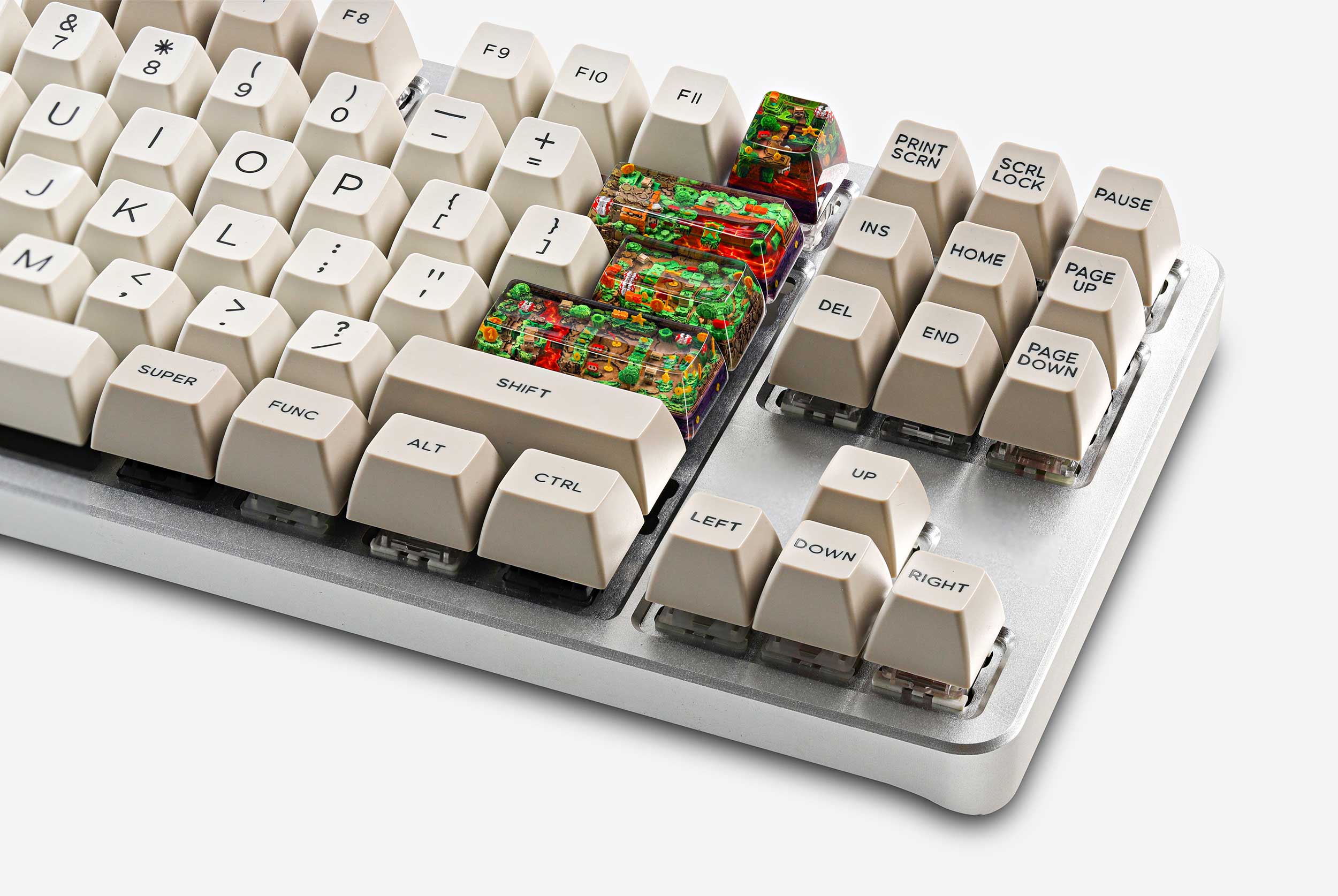 8-bit series: Pipeline City artisan keycaps - Jelly Key