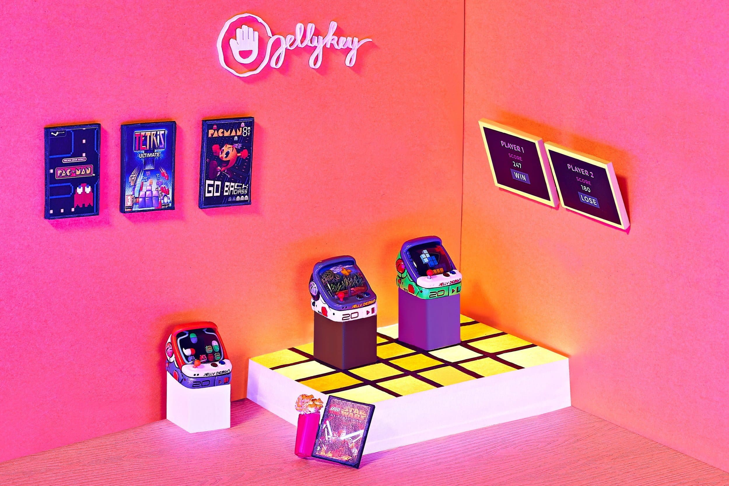 Arcade Cabinets artisan keycaps