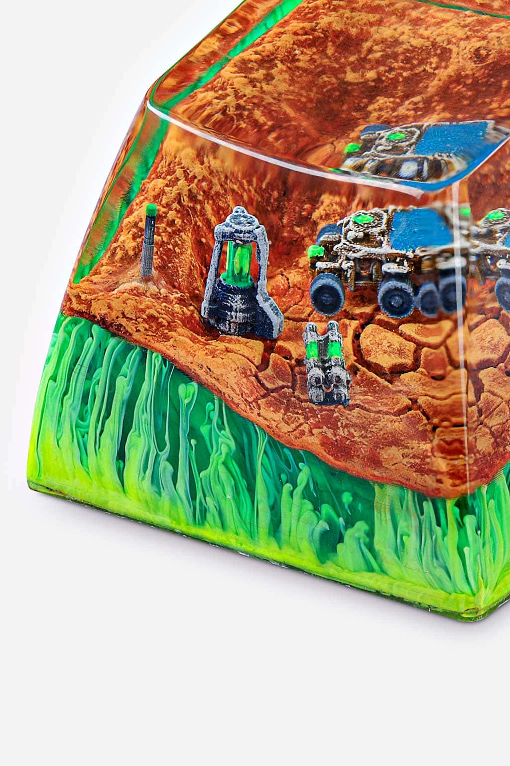 Eden reimagined: Butterscotch Planet keycaps - Jelly Key