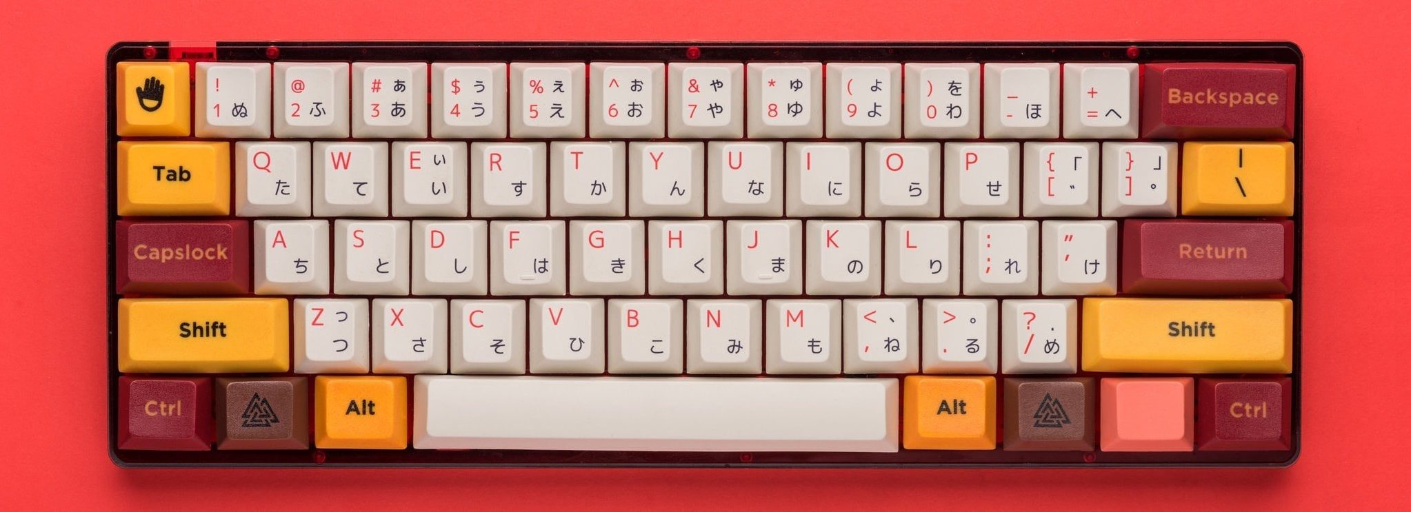 Novelties Red Tone keycap set - Jelly Key