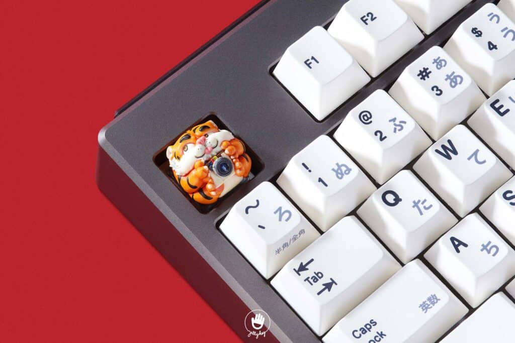 Tiger Cubs artisan keycaps - Jelly Key