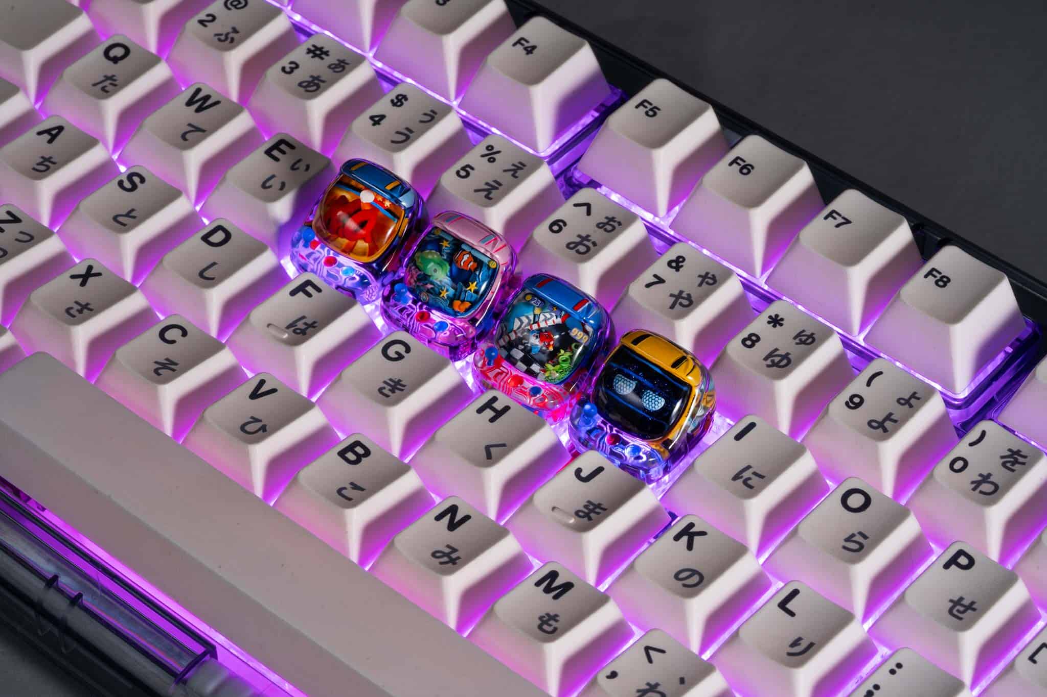 Arcade Cabinets - Virtual Frontier artisan keycaps - Jelly Key