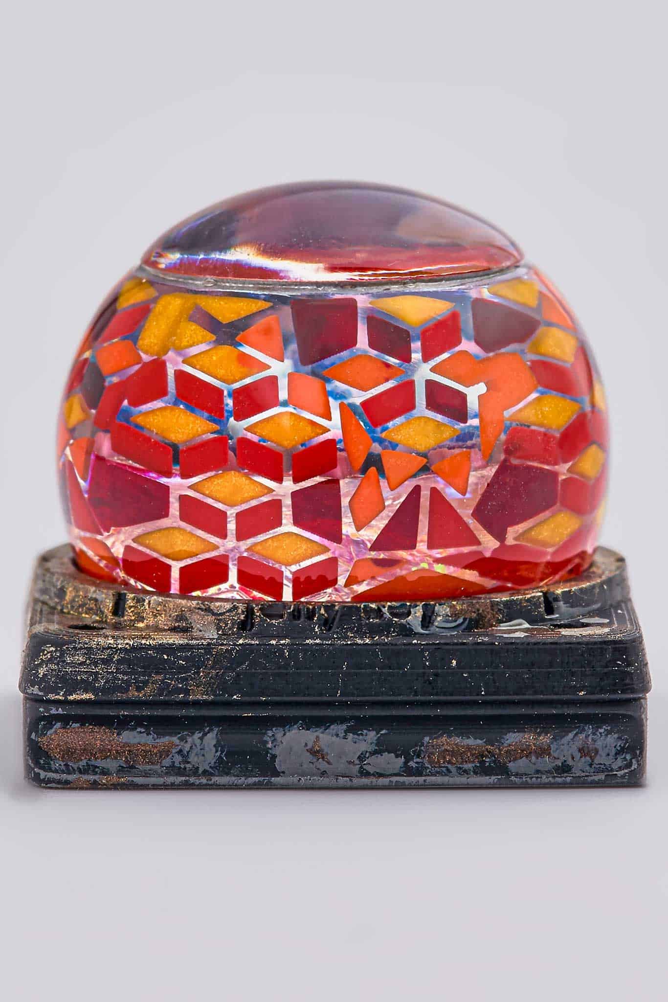 Mosaic Rose artisan keycap - Jelly Key